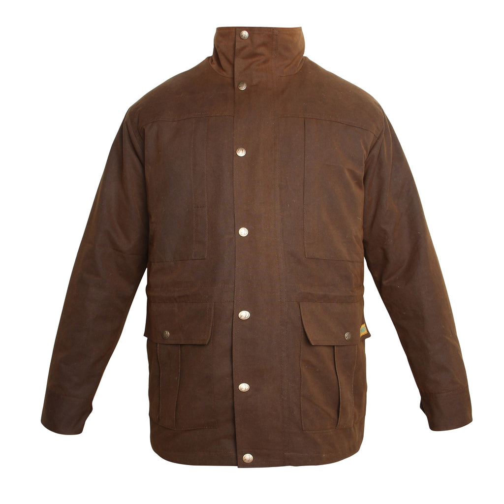 Mens Oilskin Western Australian Waterproof Duster Medium-Length Coat 2 ...