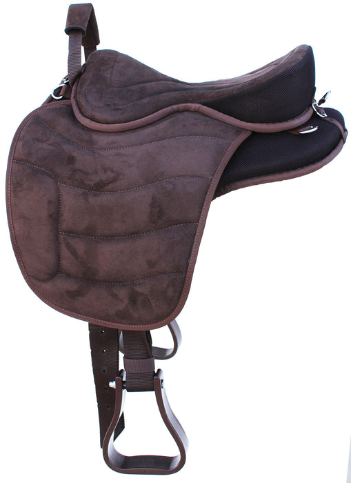 Soft Australian English Western Bareback Treeless Horse Saddle Pleasur ...