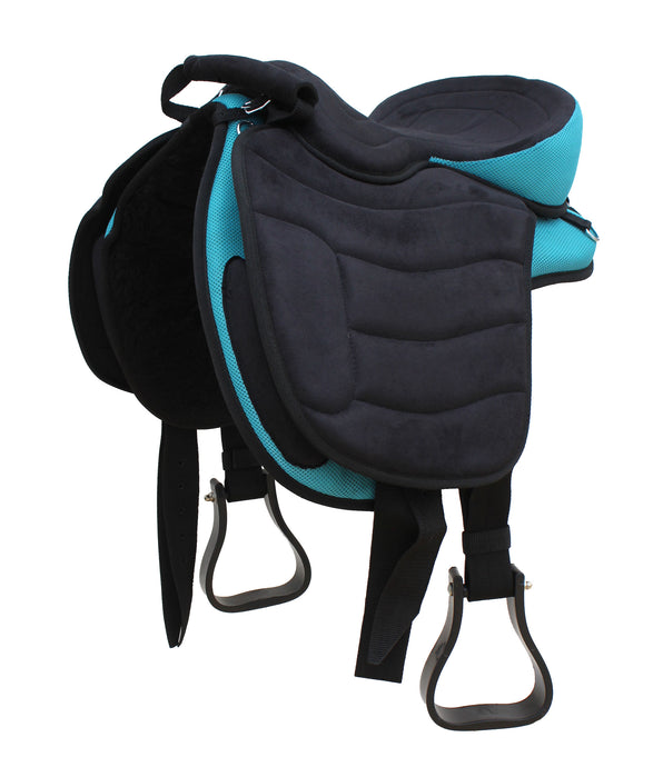 Soft Australian English Western Bareback Treeless Horse Saddle Pleasur ...